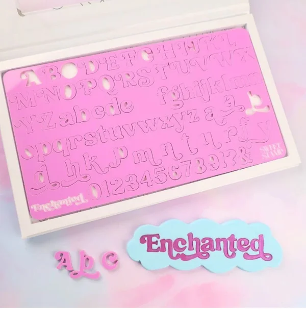 Sweet Stamp - Enchanted Set - Uppercase, Lowercase, Numbers & Symbols ...